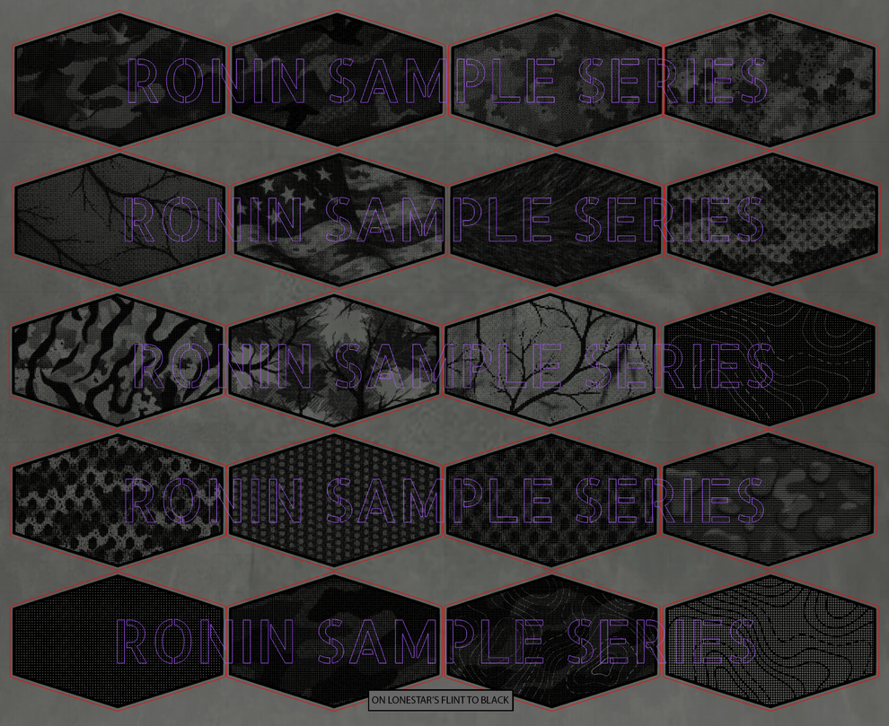 RONIN WIDE HEX BUNDLE SAMPLE - (20) WIDE HEX PATTERNS Digital Download ...